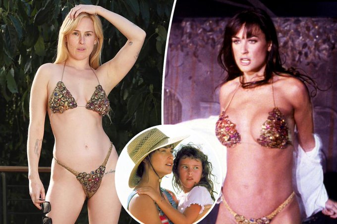 Rumer Willis Channels Mom Demi Moore's 'Striptease' Bikini Decades Later | EvoNews